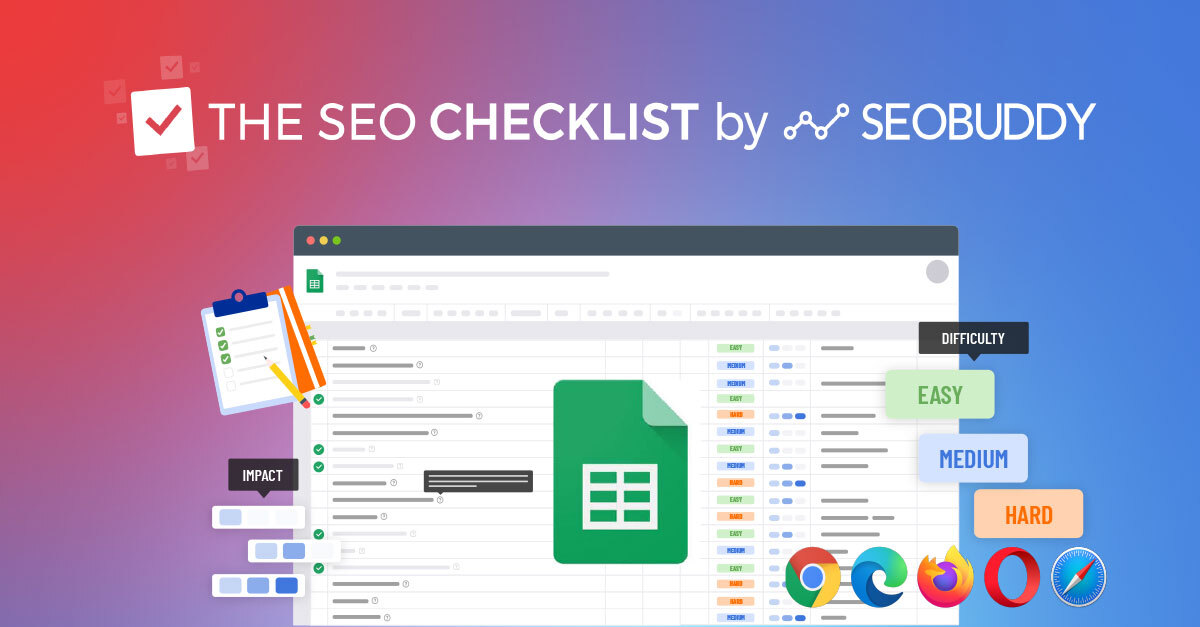 Get to page one of Google the easier way | The SEO Checklist