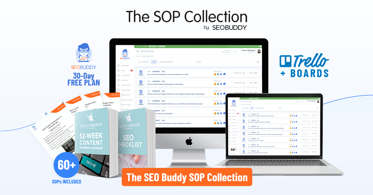 The SOP Collection - Get the SEO Blueprint for reaching page one